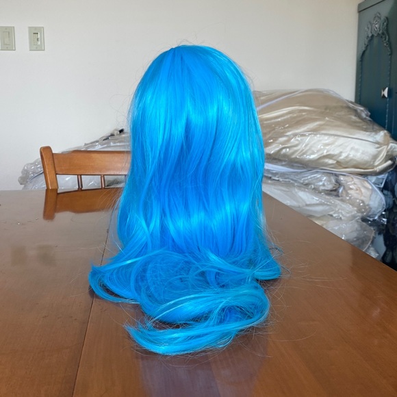 Other | New Blue Long Wig Katy Perry Girly Cosplay Costume Pole Dancer ...